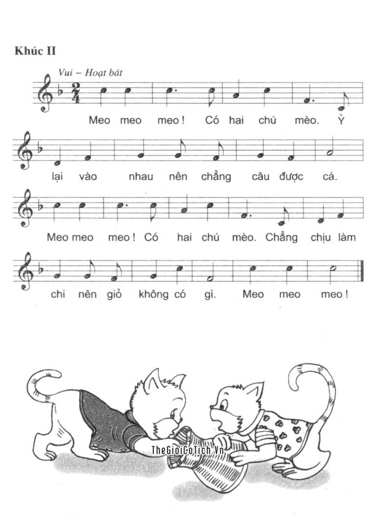 Bài thơ Mèo đi câu cá [Thơ hay cho bé mầm non] - Thế giới cổ tích